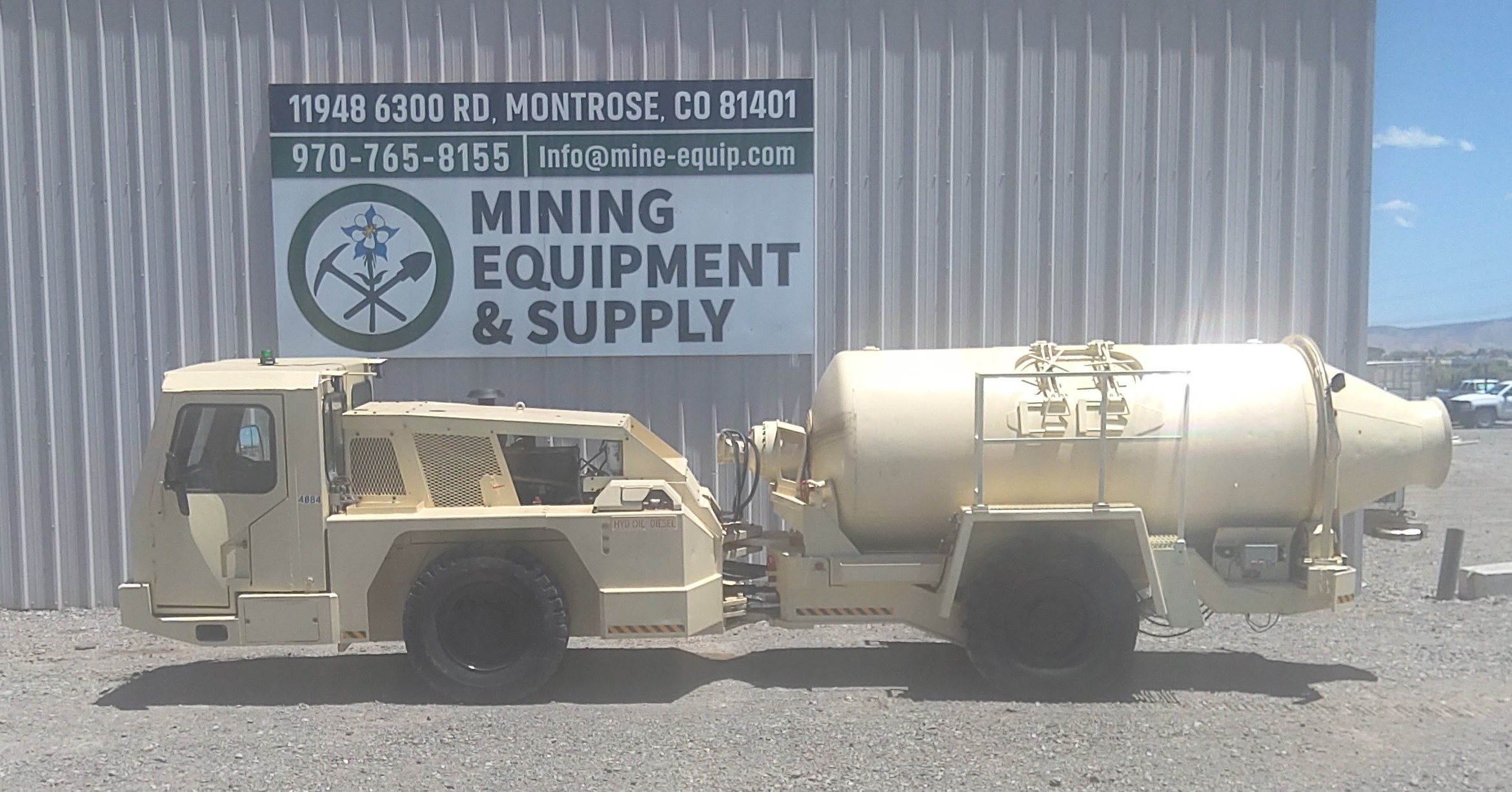 NORMET Utimec 1500 Transmixer - Mining Equipment & Supply LLC