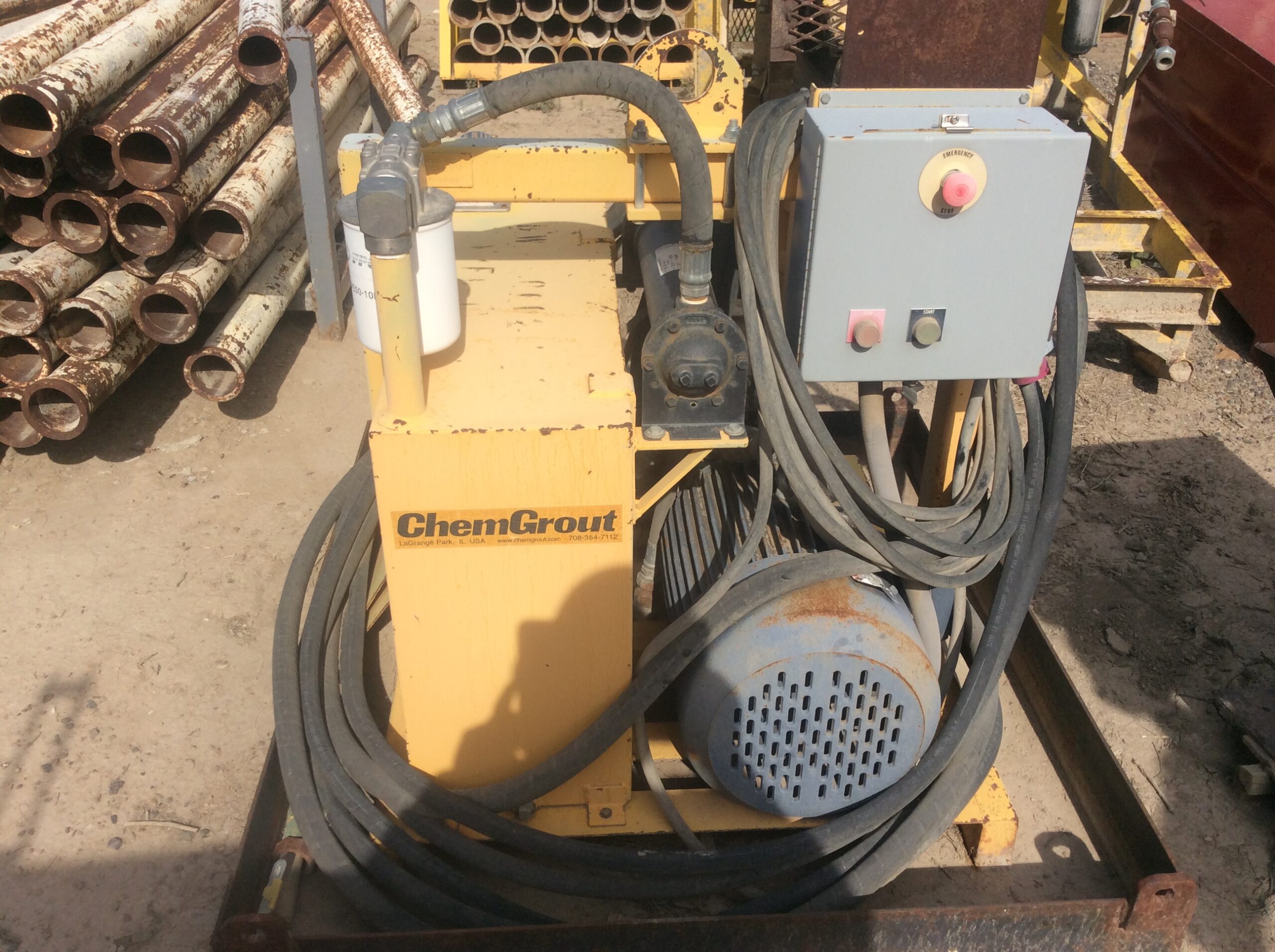 Chemgrout 2 Drum Mixing Pump - Mining Equipment & Supply LLC