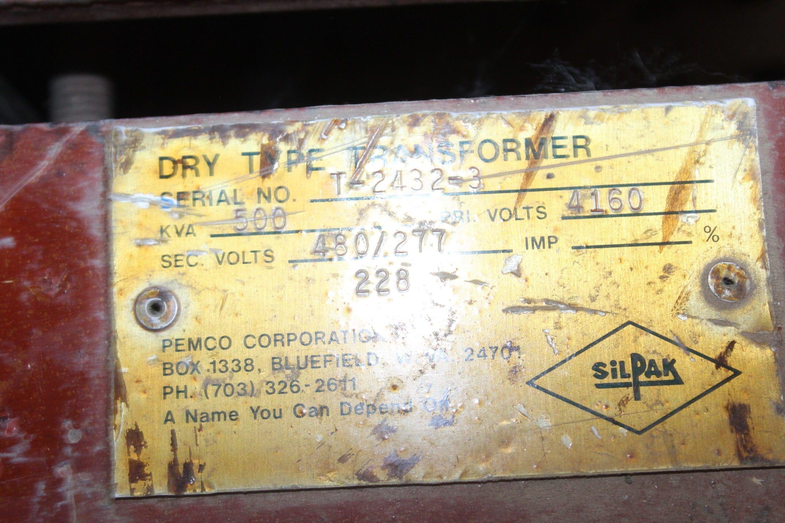 Silpak - Transformer Core - MES Equipment