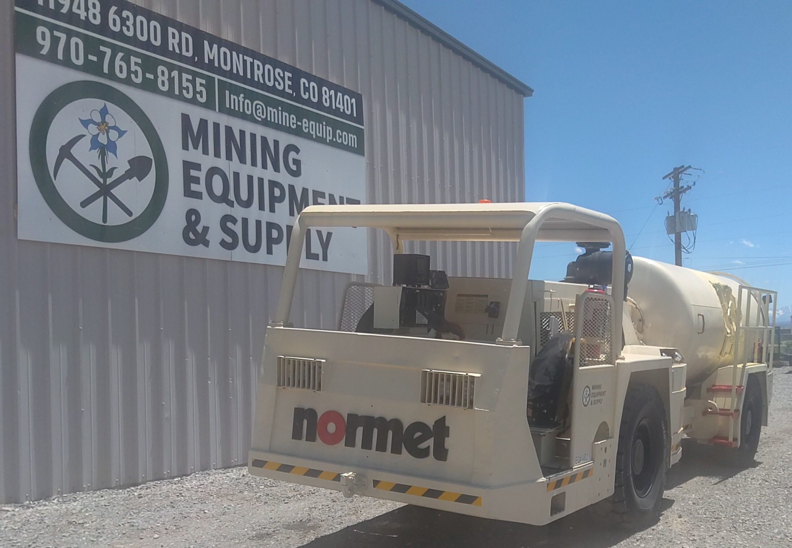 Normet Variomec 1050M Transmixer - Mining Equipment & Supply LLC
