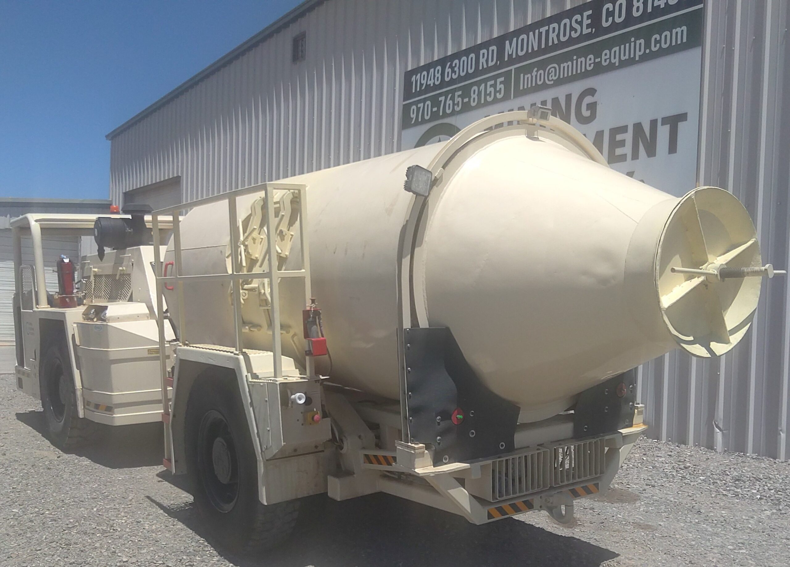 Normet Variomec 1050M Transmixer - Mining Equipment & Supply LLC